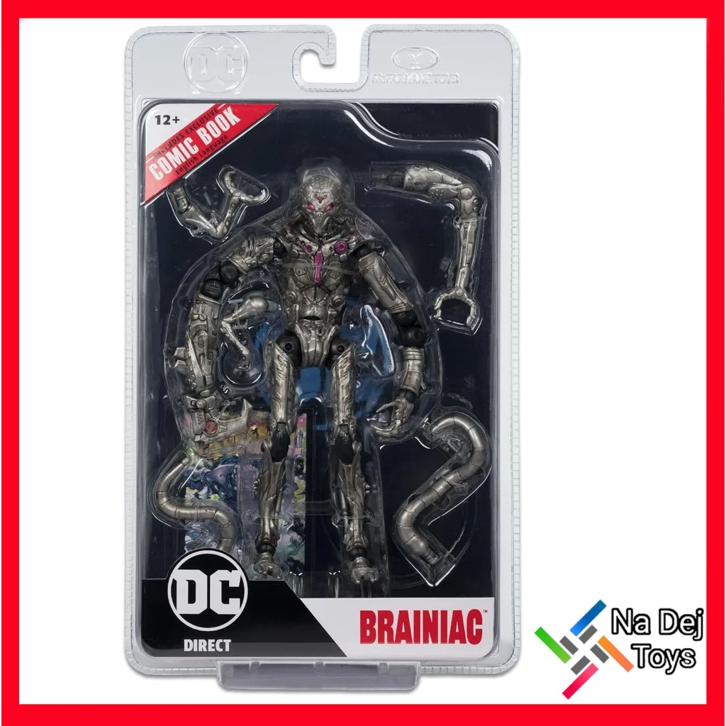Brainiac (Ghost of Kryton) DC Direct McFarlane Toys 7" Figure เบรนนิแอค ...