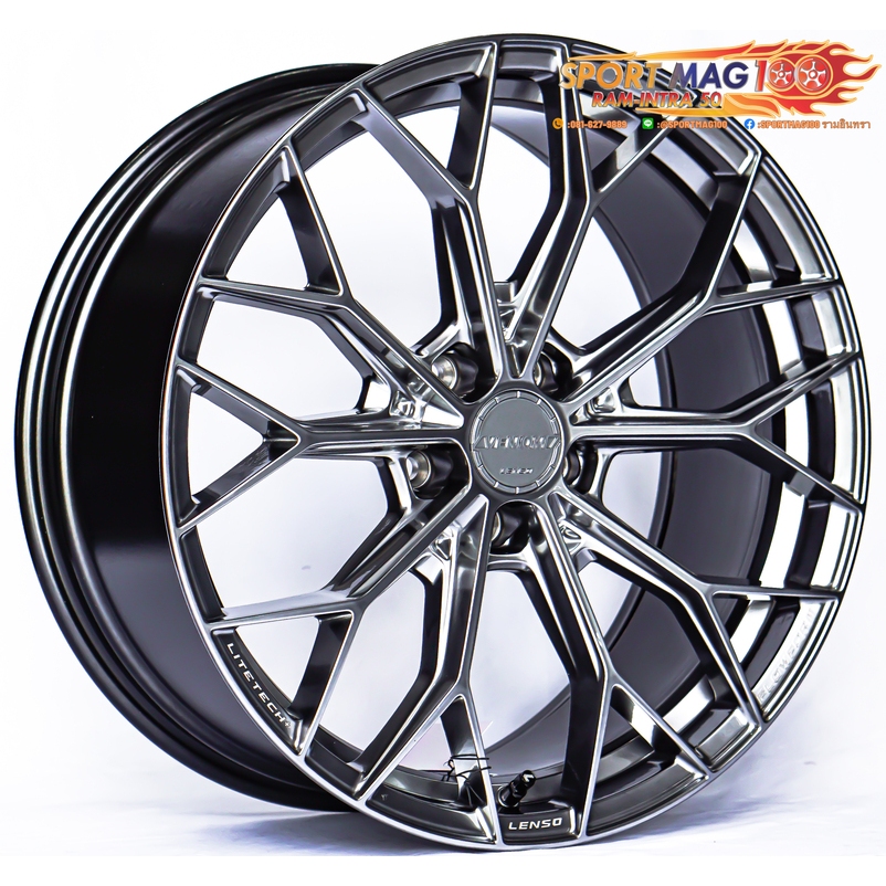ล้อแม็กใหม่ FlowForming Lenso VENOM VNA LITETECH+ 5รู114 ET35 ไฮเปอร์แบ ...