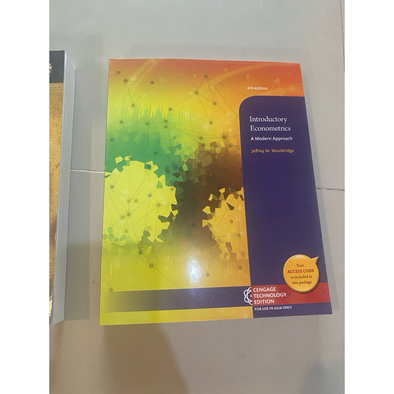 หนังสือintroductory Econometrics A Modern Approach Shopee Thailand
