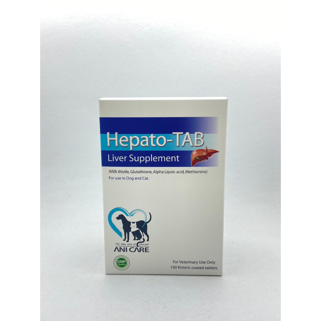 Hepato-TAB อาหารเสริมเพื่อบำรุงตับ สำหรับสุนัขและแมว 100 tab | Shopee ...