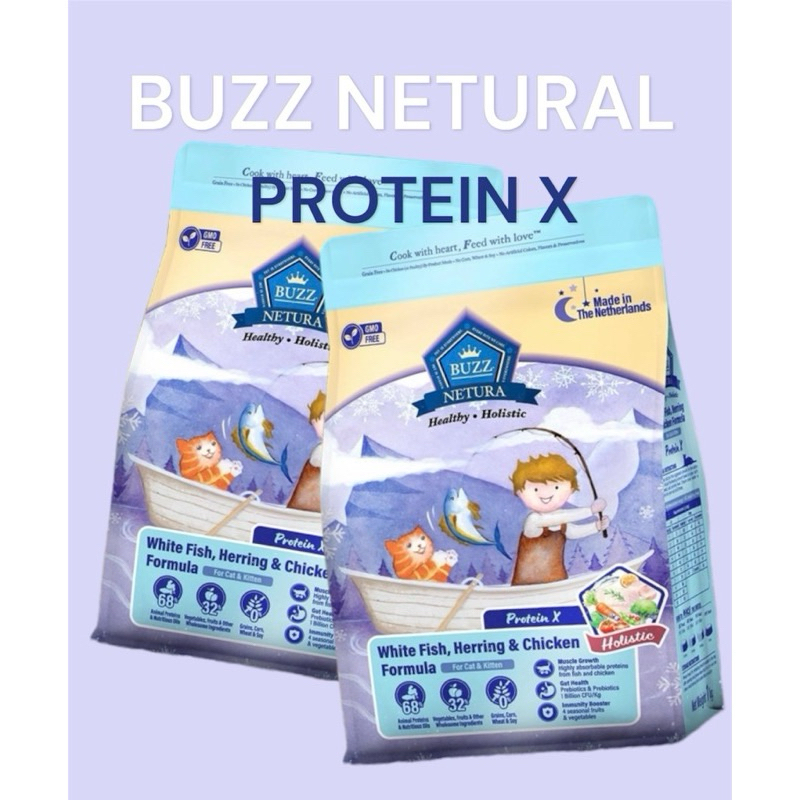 [แบ่งขาย 🐯] BUZZ Netura Holistic สูตรใหม่ Protein X | Shopee Thailand