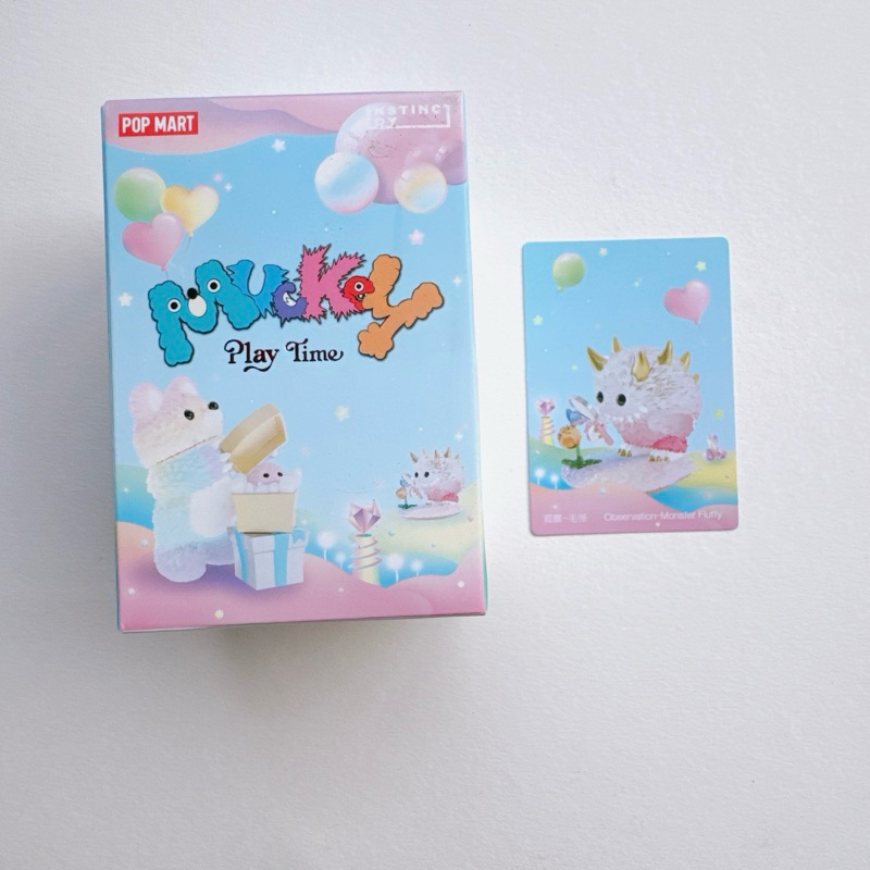 POPMART INSTINCTOY Muckey Play Time Series - Observation Monster Fluffy ...