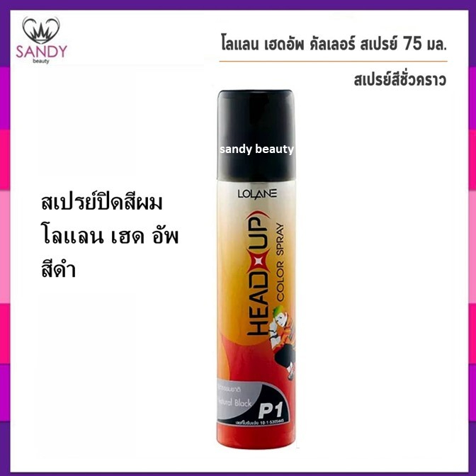 ขายดี สเปรย์ปิดผมขาว โลแลน เฮด อัพ คัลเลอร์ สเปรย์ Lolane Head up Color ...
