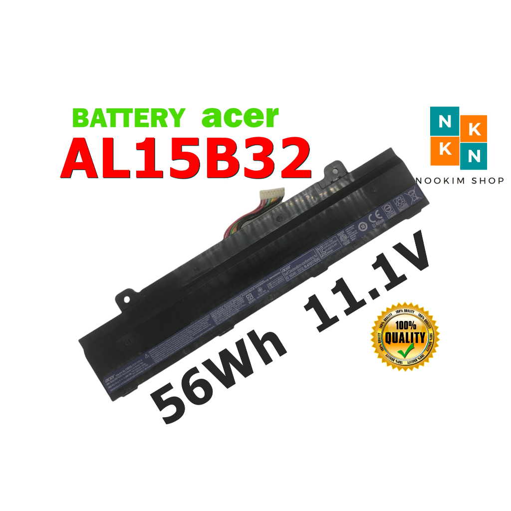 ACER แบตเตอรี่ AL15B32 ของแท้ (สำหรับ Aspire V5-591G V15 DG2 V5-591G ...