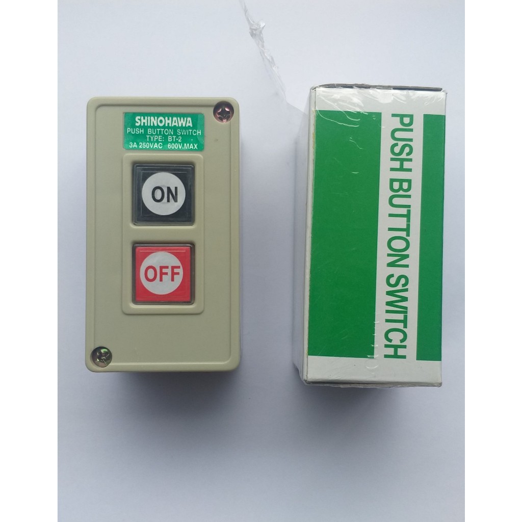 SHINOHAWA : สวิตช์กดจม ON-OFF BT-2 3A (CP021) | Shopee Thailand
