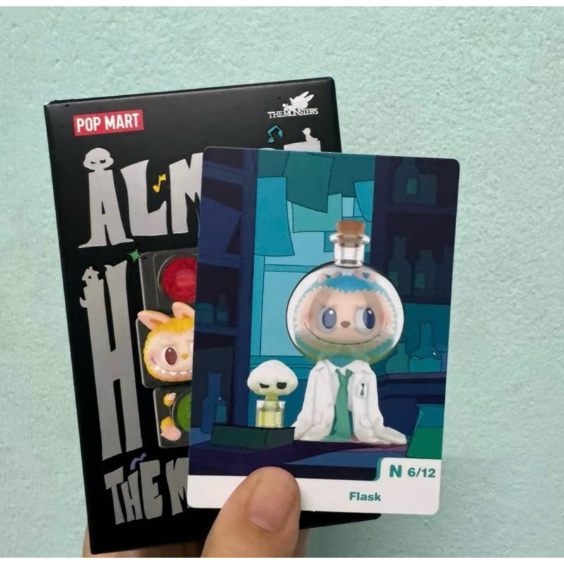 (ของแท้ พร้อมส่ง) Popmart x Labubu almost The monster Hidden :Flask ...