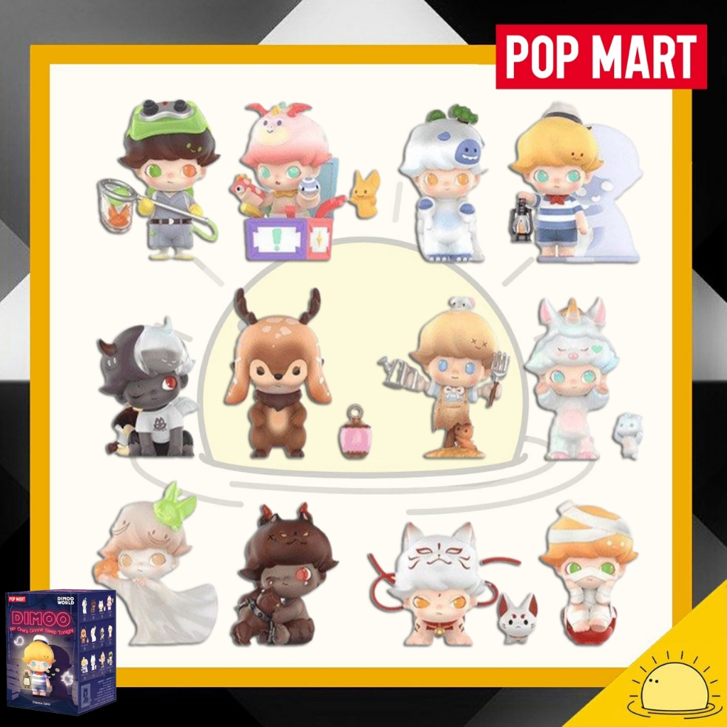 POP MART DIMOO : No One's Gonna Sleep Tonight Series Figures Blind Box ...