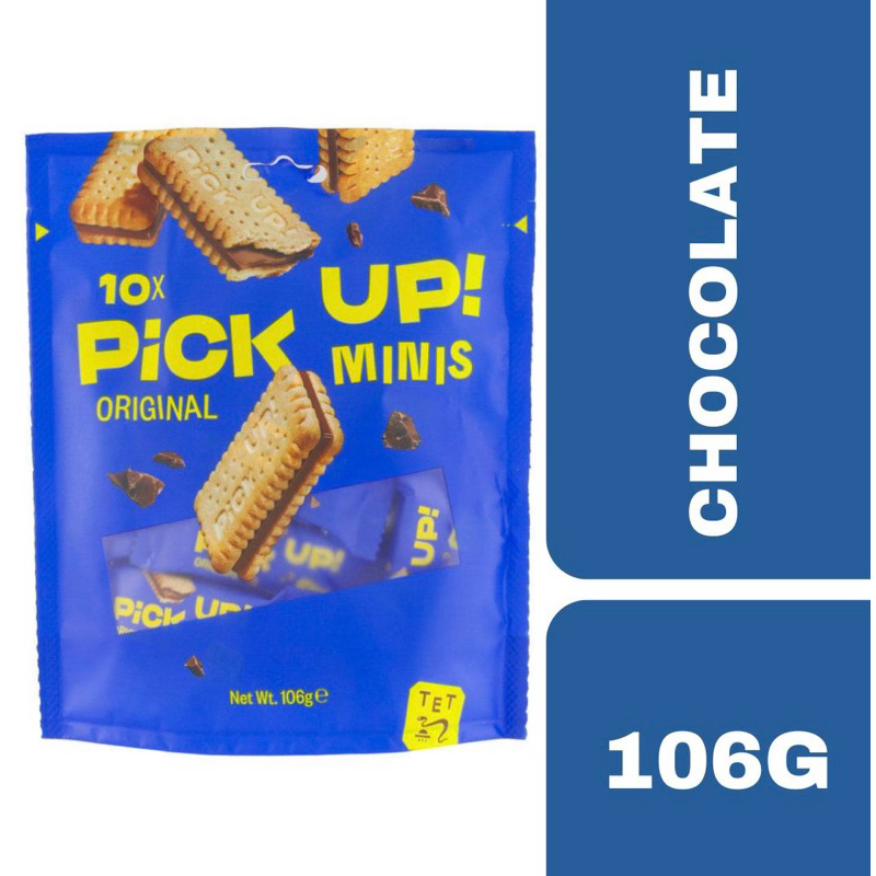 Bahlsen Pick Up Minis Choco Biscuits 106g++ บาวเซ่น พิคอัพบิสกิตสอดไส้ช็อกโกแลต 106กรัม | Shopee ...