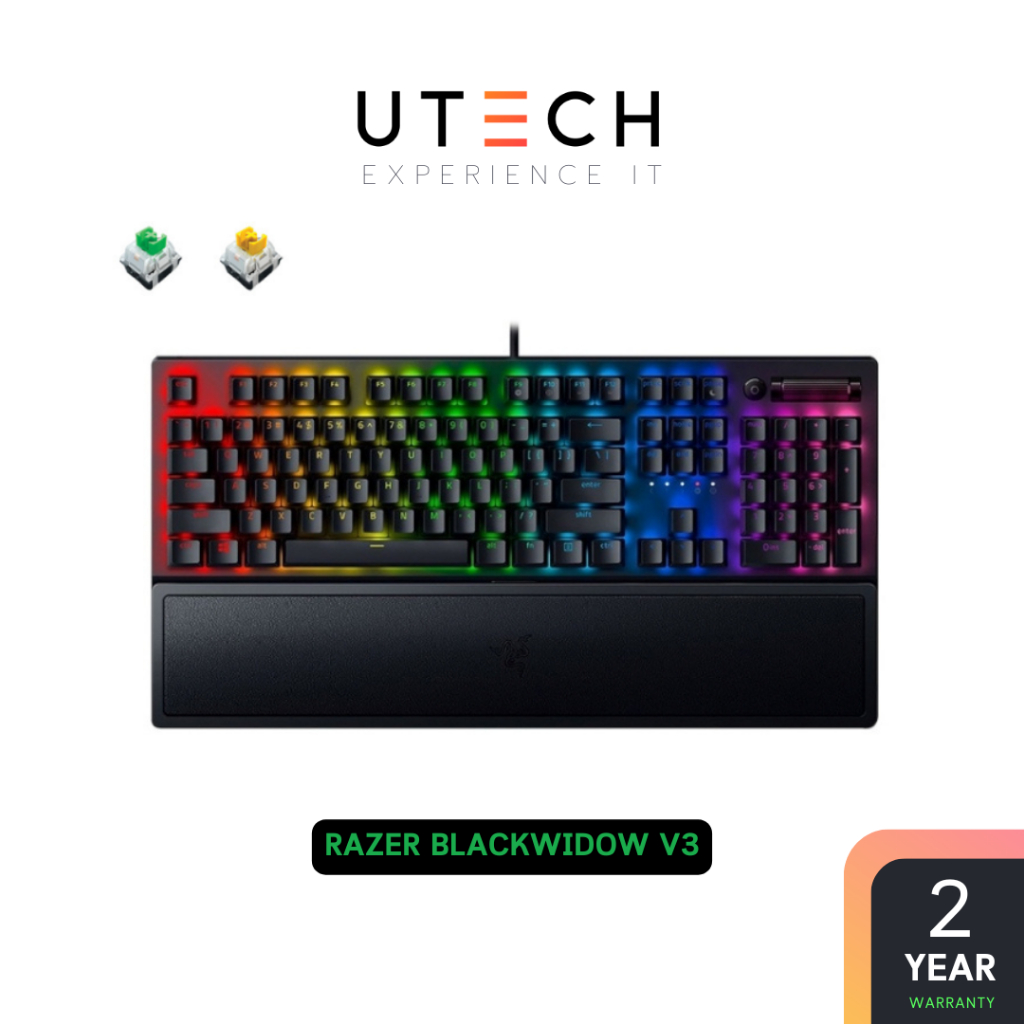 คีย์บอร์ด Razer Blackwidow V3 Gaming Mechanical Keyboard (TH/EN) by ...