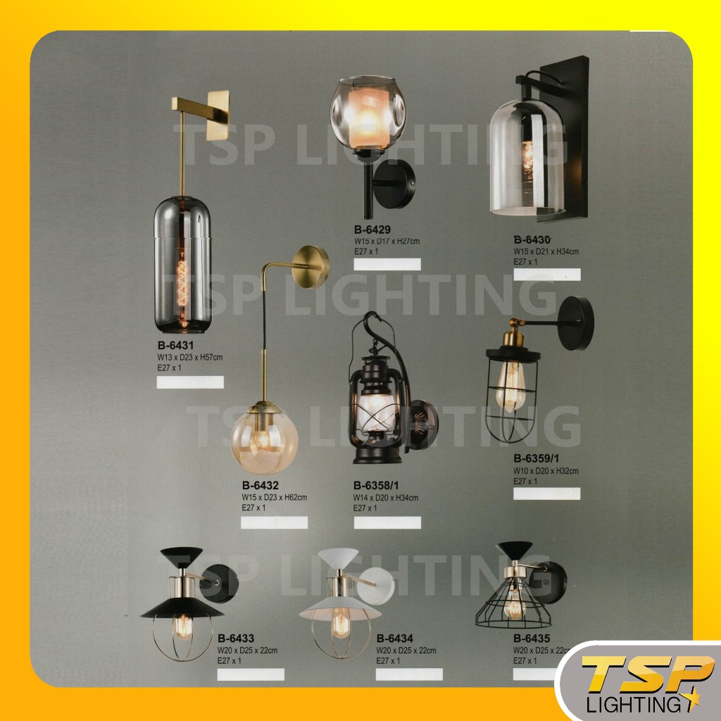 TSP Lighting │ Pendant light โคมไฟติดผนัง โคมไฟกิ่ง | Shopee Thailand