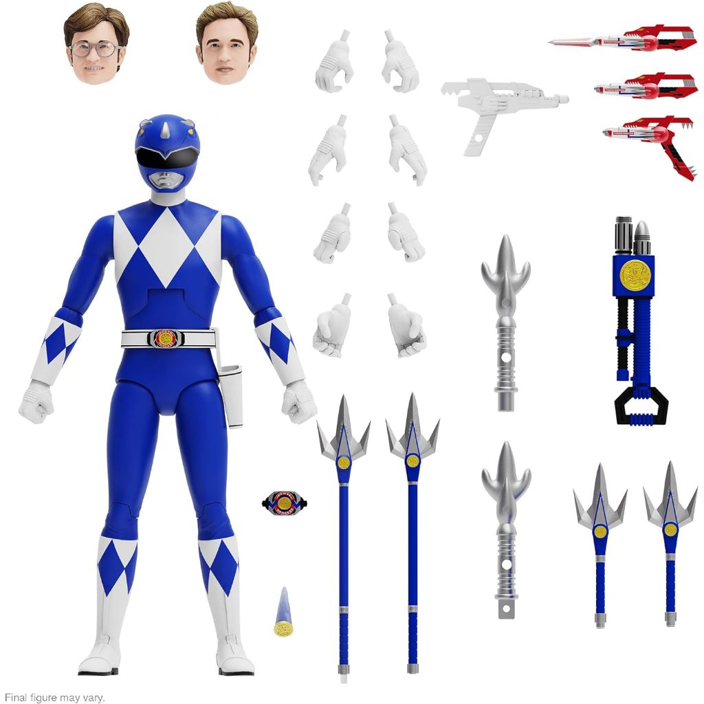 Super 7 Mighty Morphin Power Rangers ULTIMATES! Wave 3 - Blue Ranger ...