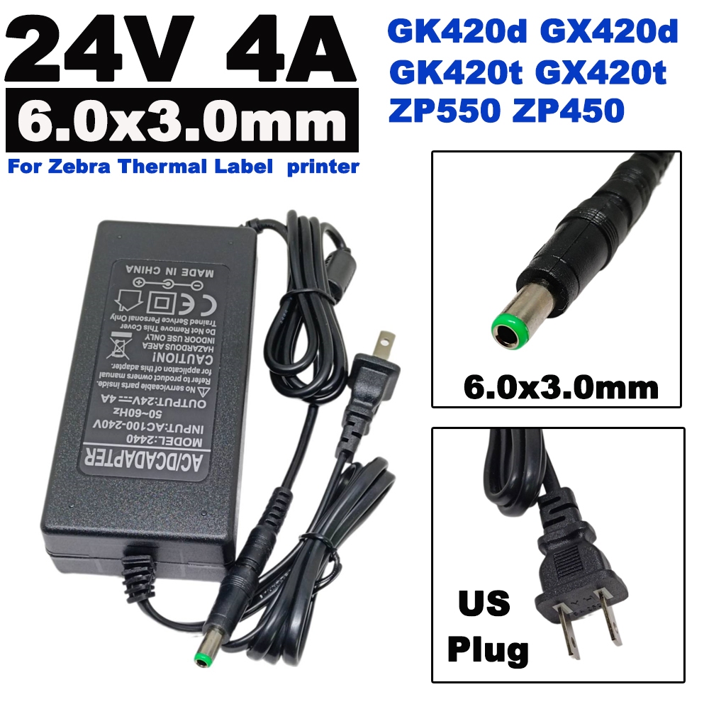 1PCS High quality IC solutions AC / DC 24V 4A Power Supply For Zebra ...