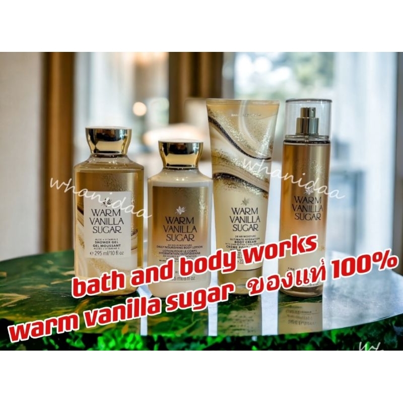 warm vanilla sugar bath and body works ของแท้ 100% รับประกัน | Shopee ...
