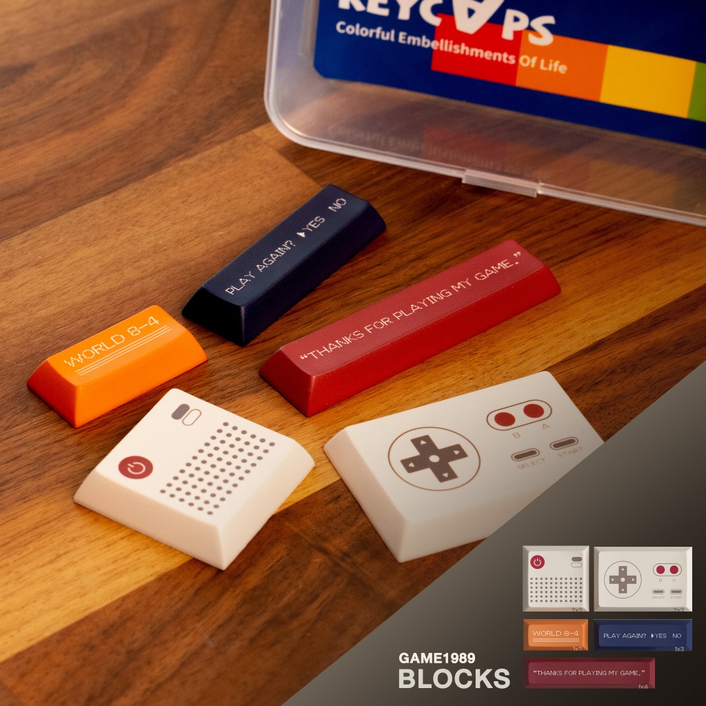 คีย์แคป KEYPRO x TUTKEYS Game1989 Cherry Profile keycap คีย์ไทย Game ...