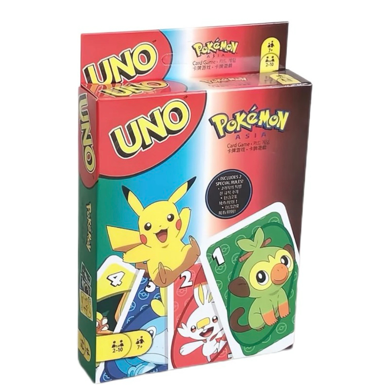 การ์ดเกมส์ “UNO” Card Game (POKEMON)(Packet-กล่องกระดาษ) | Shopee Thailand