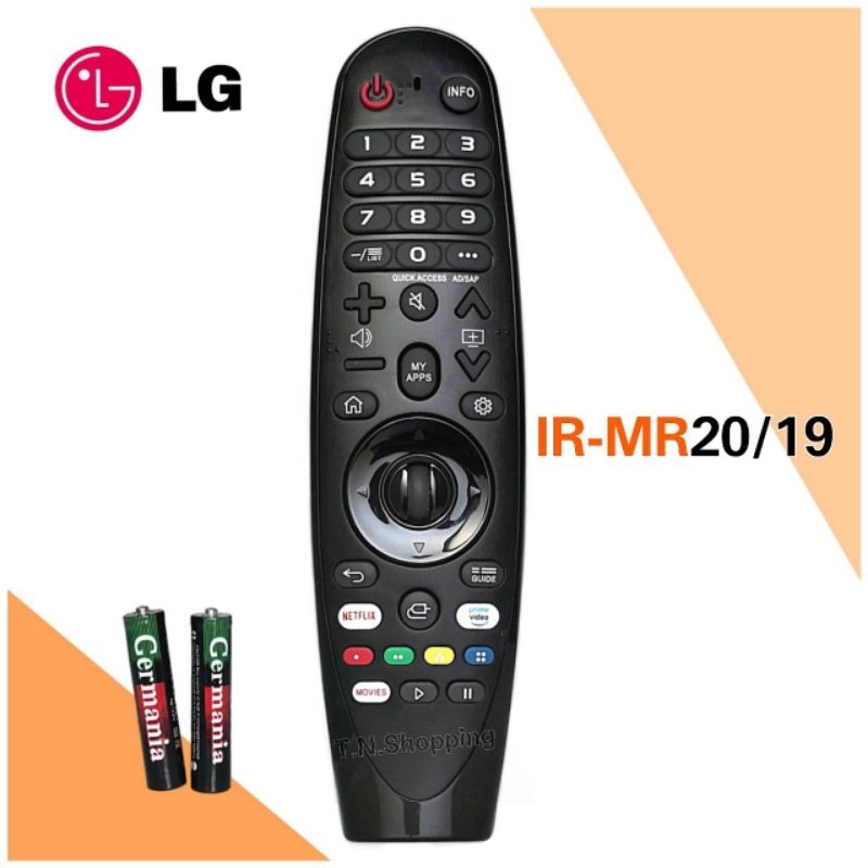 รีโมท Magic Remote LG รีโมททีวี Smart TV รหัส IRMR20,IR-MR20/19(ไม่มีคำ ...