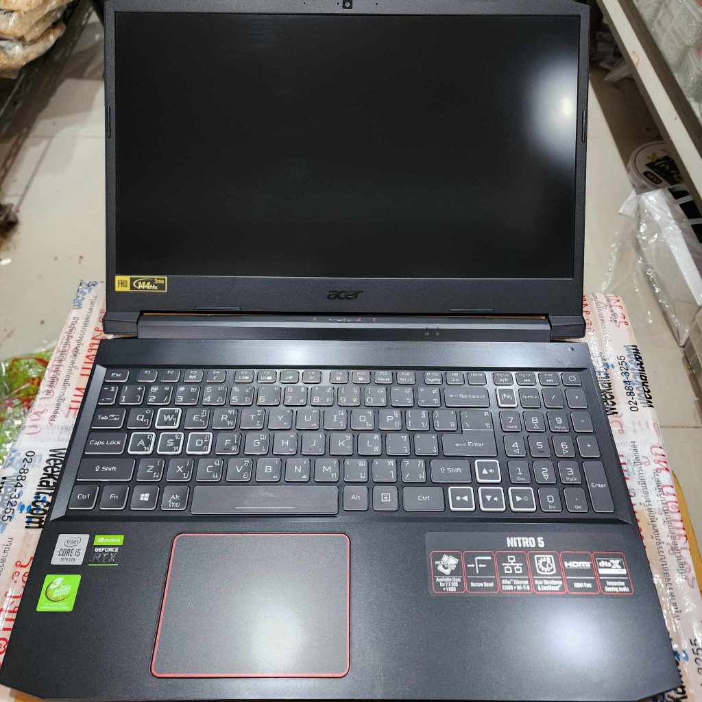 (มือ 2) GAMING LAPTOP NOTEBOOK ACER NITRO 5 N20C1 15" FHD IPS VGA RTX ...