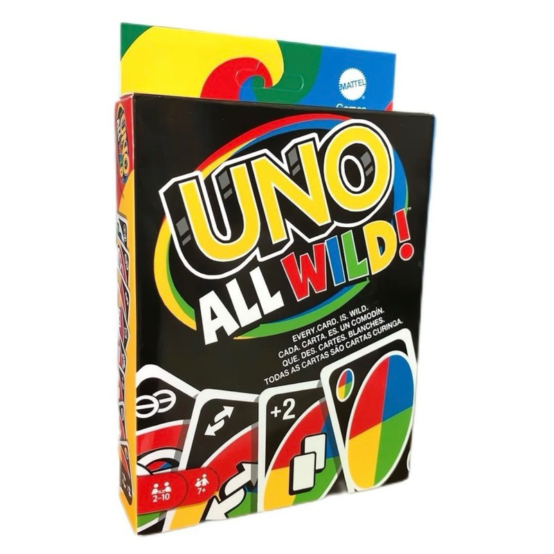 การ์ดเกมส์ “UNO” Card Game (ALL WILD)(Packet-กล่องกระดาษ) | Shopee Thailand