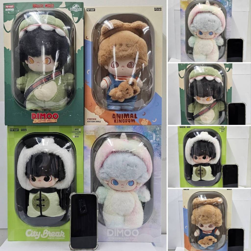 (พร้อมส่ง) ของแท้ ของใหม่ ในซีล Dimoo Cotton Doll หลายเวอร์ชั่น POPMART ...