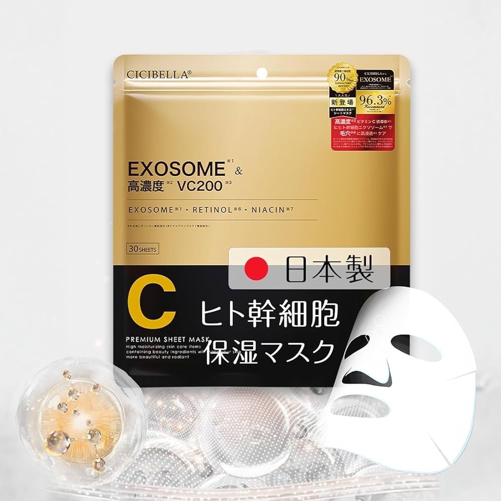 Cicibella Premium Exosome * VC200 Sheet Mask มาสกหน้า | Shopee Thailand