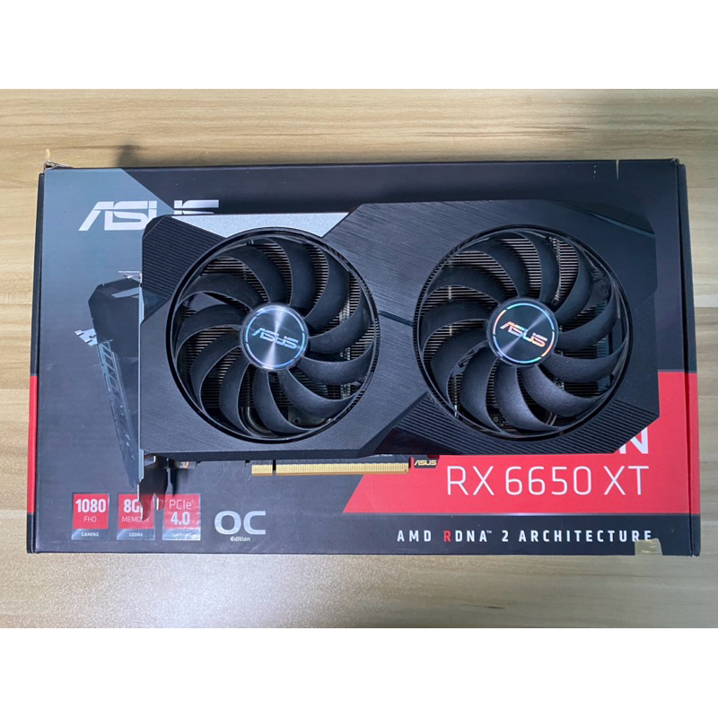 RX 6650XT ASUS DUAL 8GB (GDDR6) ครบกล่อง | Shopee Thailand