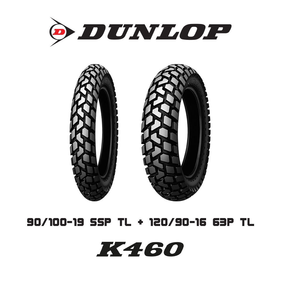 Dunlop K460 ยางกึ่งวิบาก ขนาด 90/100-19 / 120/90-16 ยางมอเตอร์ไซค์ Klx | Shopee Thailand