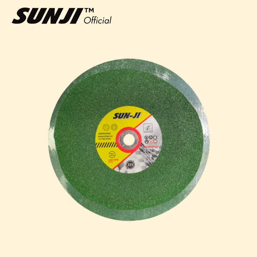 SUNJI - แผ่นตัดเหล็ก แผ่นตัดสแตนเลส 14 นิ้ว แผ่นตัดไฟเบอร์ 14" ใบตัด ...