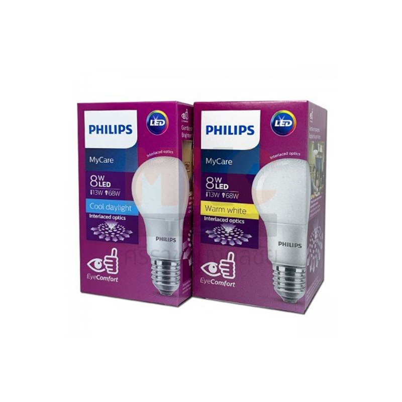 หลอด LED BULB 8W E27 D/L 770LM PHILIPS | Shopee Thailand