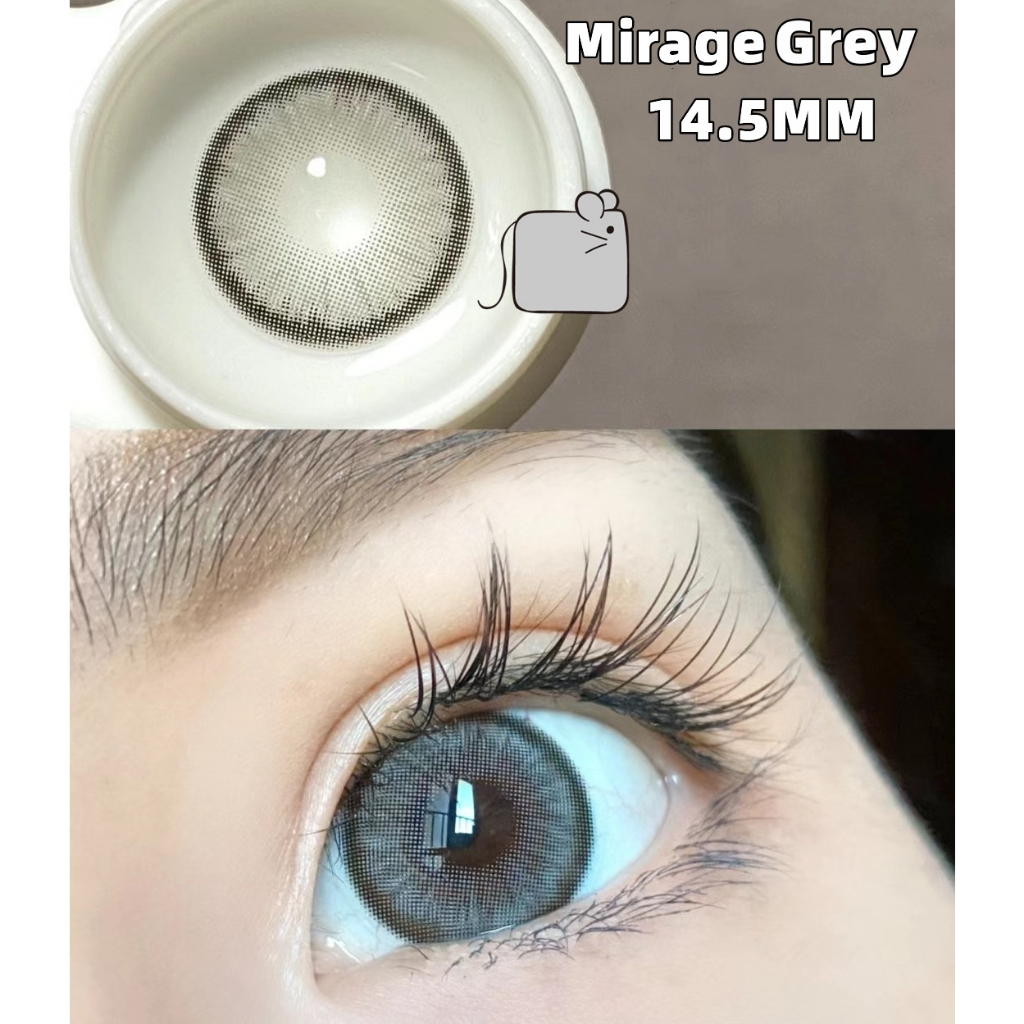 Midroo【COD】 ขยายรูม่านตา Shiny Eye เลนส์ธรรมชาติขนาดบิ๊กอาย Monthly1คู่ ...