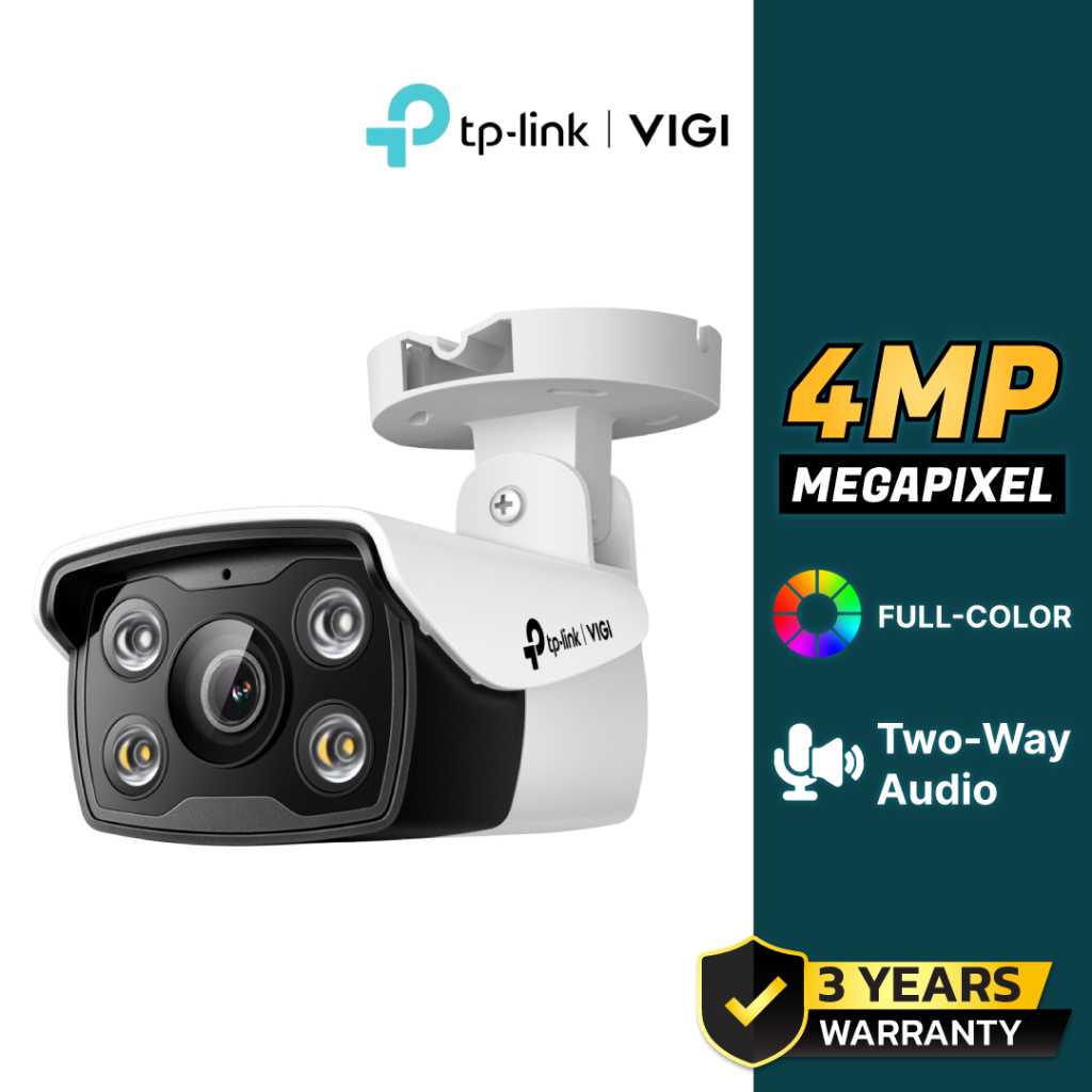 TP-LINK|VIGI กล้องวงจรปิด IP 4 ล้านพิกเซล รุ่น VIGI C340 (2.8 mm ...