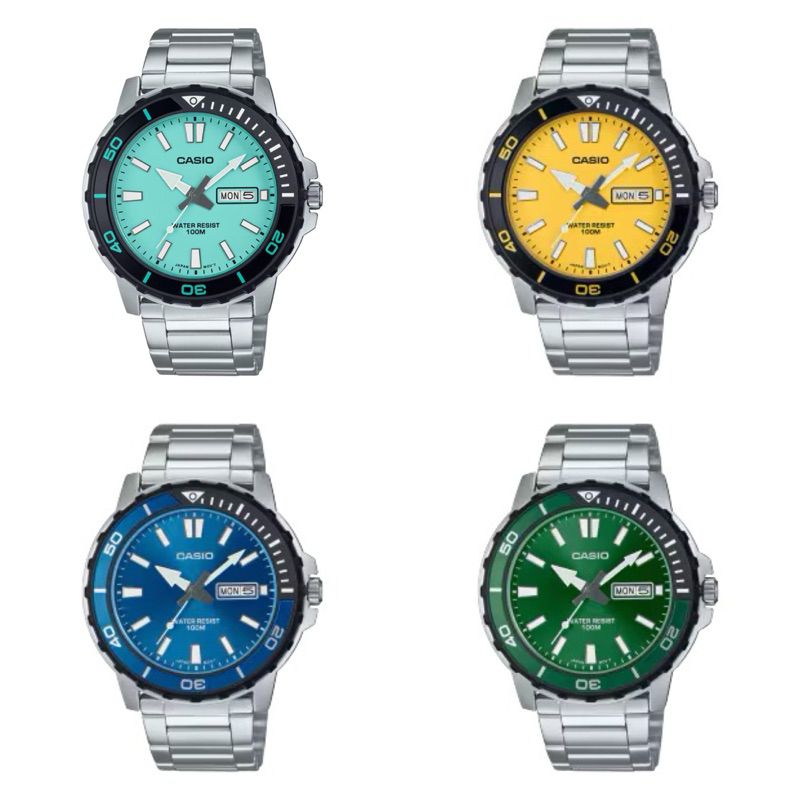 Casio รุ่น MTD-125D-2A1/ MTD-125D-2A2/ MTD-125D-3/ MTD-125D-9 | Shopee ...