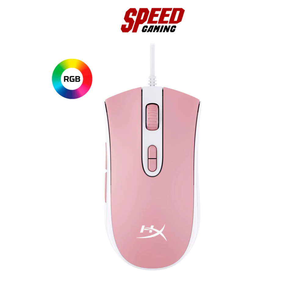 HYPERX PULSEFIRE CORE RGB (WHITE PINK) MOUSE (เมาส์) By Speed Gaming ...