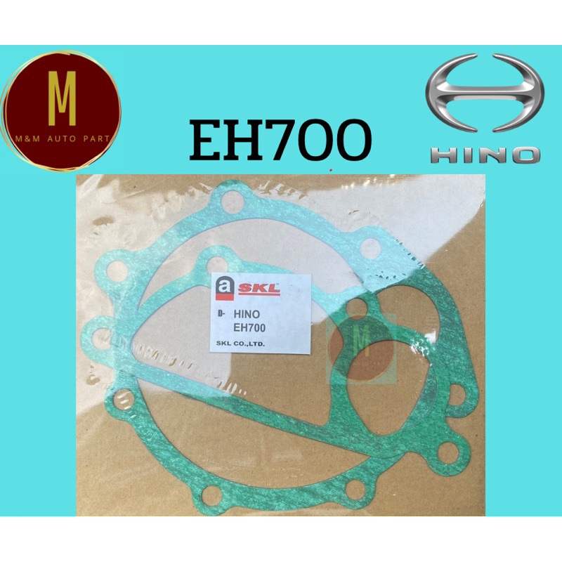 ประเก็นปั้มน้ำ HINO EH700 KT725 ราคา/ชุด ยี่ห้อ skl | Shopee Thailand