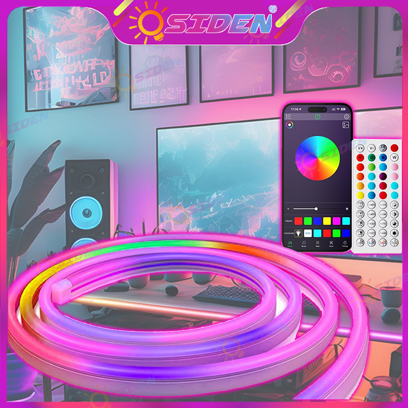 OSIDEN ไฟแต่งห้อง ซิงค์เพลง ไฟเส้น led 5M 10M ไฟเส้น led 12v ไฟปาร์ตี้ ...