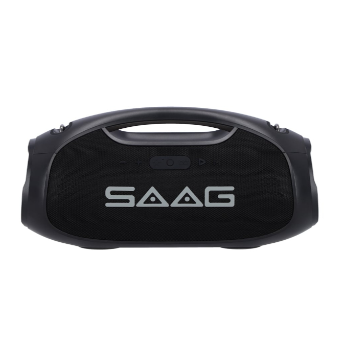 BLUETOOTH SPEAKER (ลำโพงบลูทูธ) SAAG STORM (ES244A) RGB BLACK | Shopee Thailand