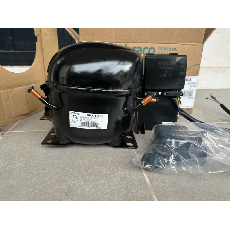 คอมเพรสเซอร์ เอ็มบราโก รุ่นNEU2178GK ,1HP,220V,Compressor Embraco NEU2178GK | Shopee Thailand