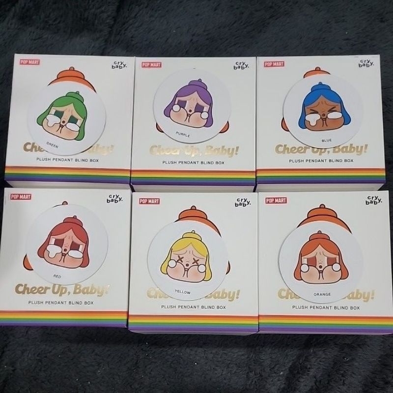 POPMART Crybaby cheer up baby - plush pendent | Shopee Thailand