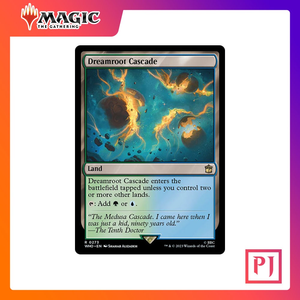 [MTG] Dreamroot Cascade [WHO] [LAND] [RARE] [NORMAL] [ENG] (การ์ดเมจิค ...