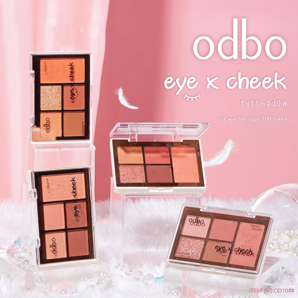 อายแชโดว์ x บลัชออน พาเลต ODBO EYE x CHEEK โอดีบีโอ อาย เอ็กซ์ ชีค | Shopee Thailand