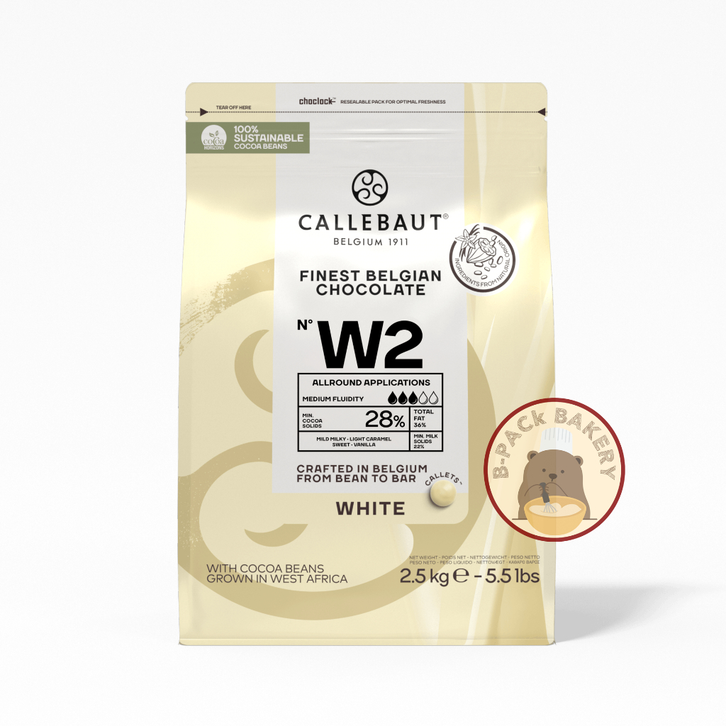 2.5กก (CLB W28% 2.5Kg) แคลเลอร์บาว ไวท์ช็อคโกแลต กูแวร์ตูร์ 28% ...