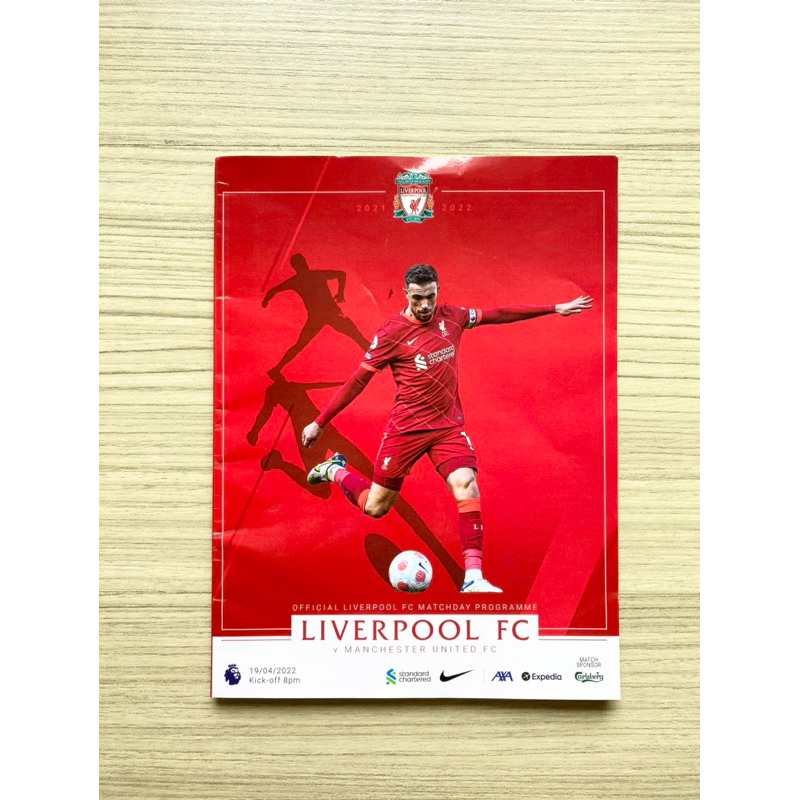 Official Liverpool Matchday Programme vs Manchester United ลิเวอร์พูล ...
