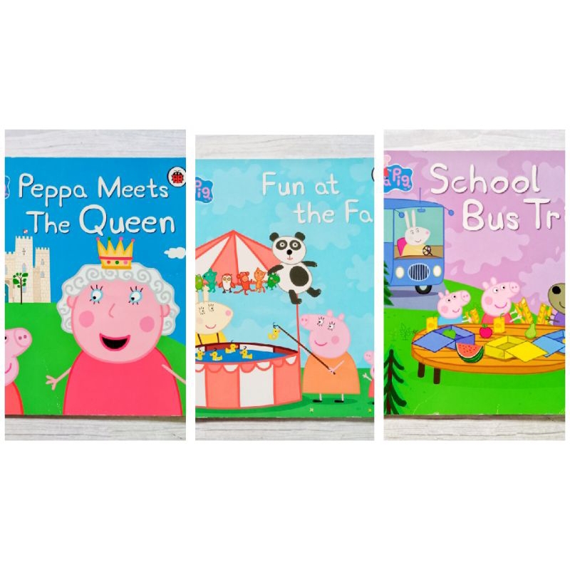 Sale Peppa Pig มีร่องรอยการอ่าน Meets the Queen Fun at the Fair School ...