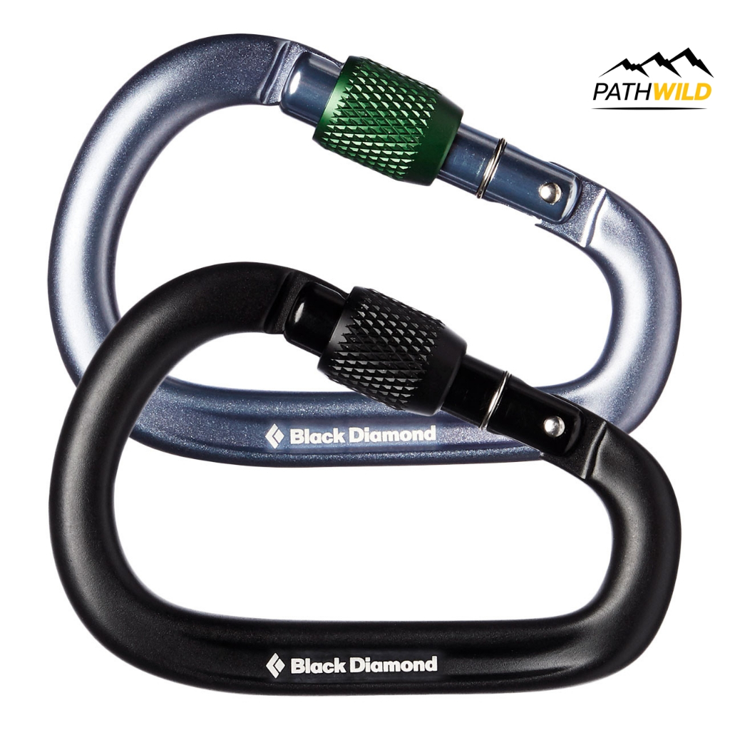 BLACK DIAMOND PEARLOCK SCREWGATE CARABINER คาราบิเนอร์ อุปกรณ์ ปีนเขา ...