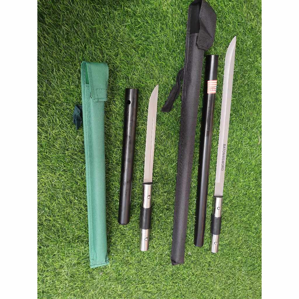 กระบอง มีดสำหรับนักเดินป่าขนาด 20 นิ้ว กับ 34 นิ้ว BATON SWORD ต่อด้าม ...