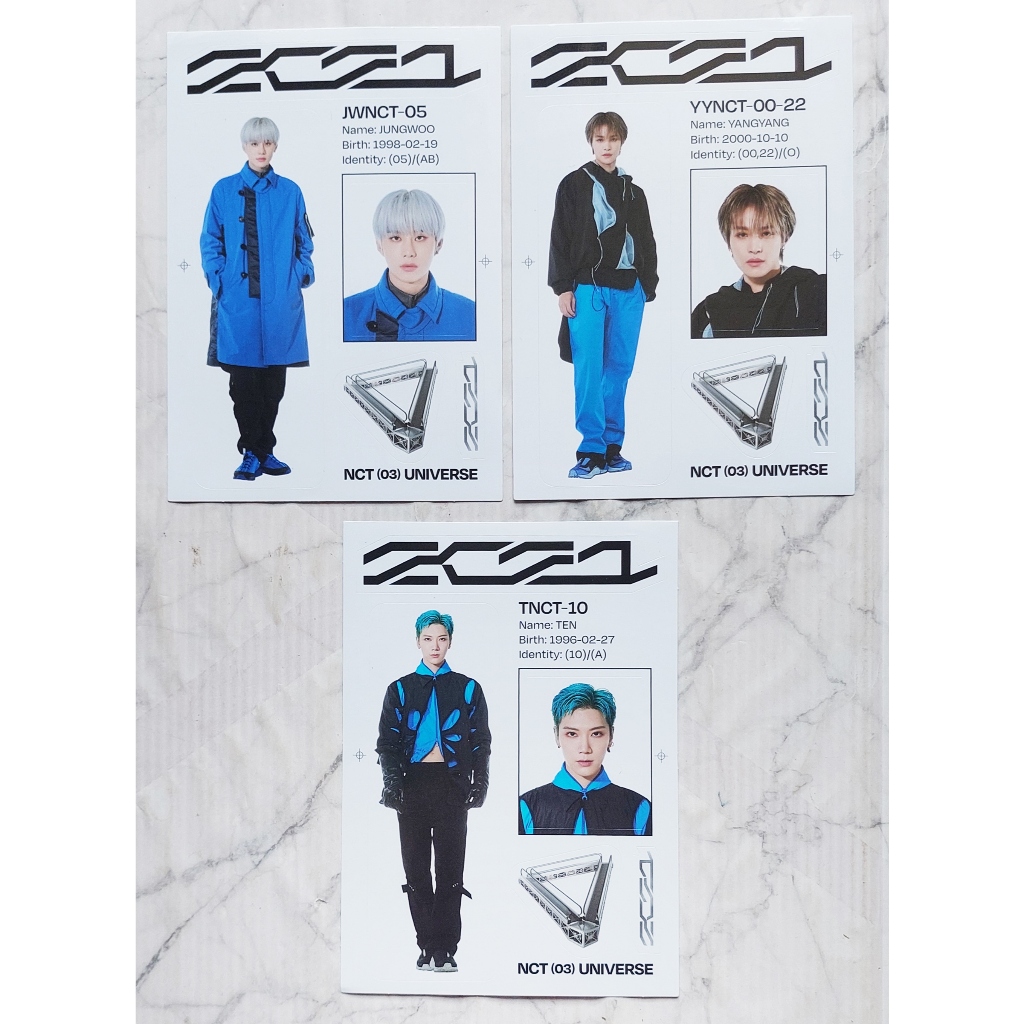 Sticker ของแท้ จาก อัลบั้ม NCT - UNIVERSE Album พร้อมส่ง Kpop Card ...