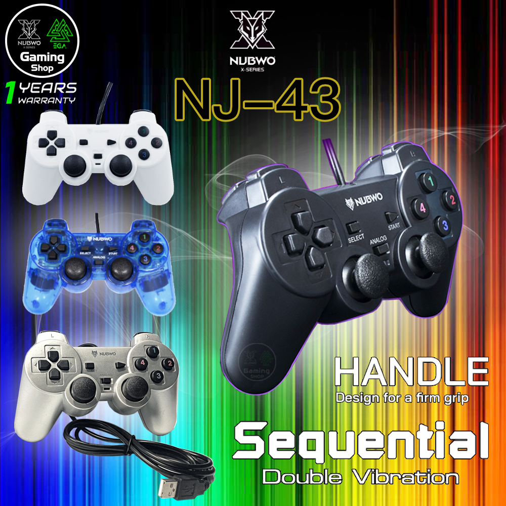 🎮 GAMING NUBWO NJ-43 JOY Sequential Joystick Controller USB 2.0 จอยสติ ...