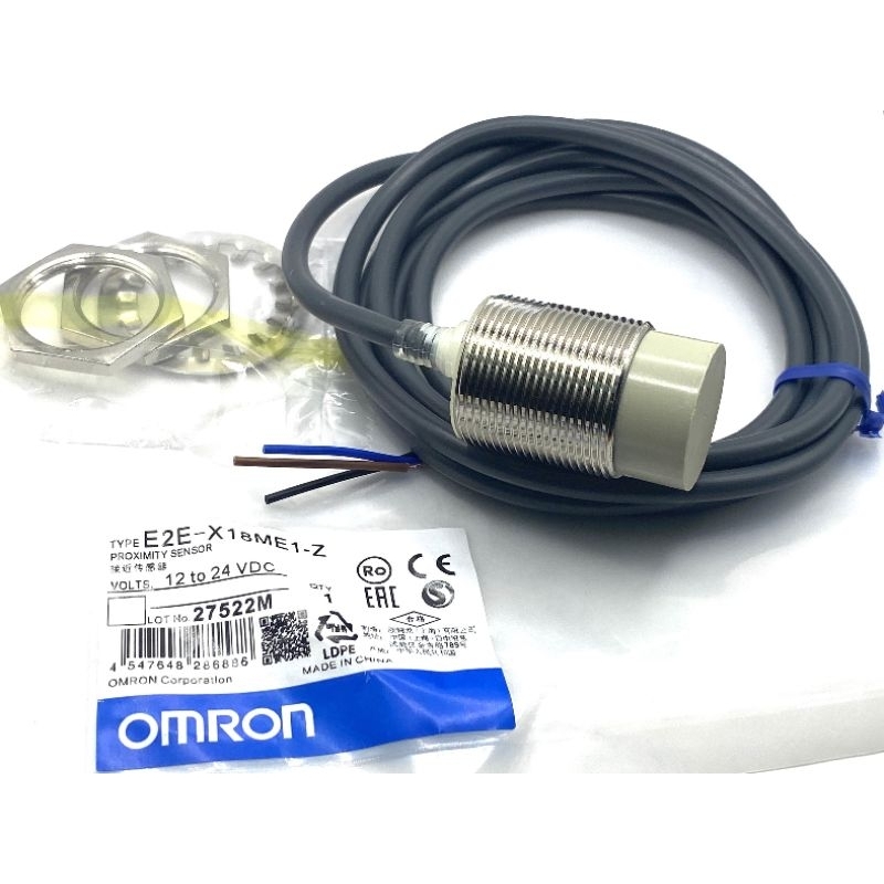ใหม่ พร้อมส่ง E2E-X18ME1-Z VOLTS. PROXIMITY SENSOR 12 to 24 VDC OMRON Corporation | Shopee Thailand