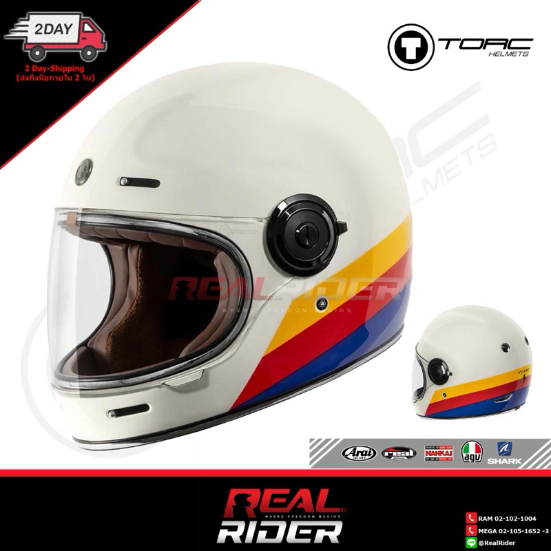TORC T1 HELMET (หมวกเรโทร TORC รุ่น T1) | Shopee Thailand