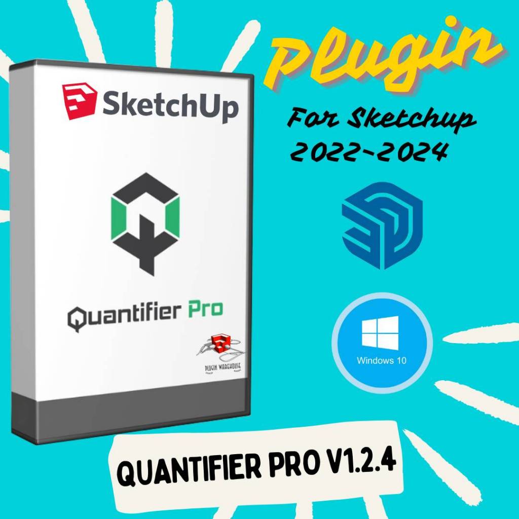 Quantifier Pro v1.2.4 (ปลั๊กอินคำนวณปริมาณและต้นทุน) | Plugin for Sketchup 2022-2025 ...