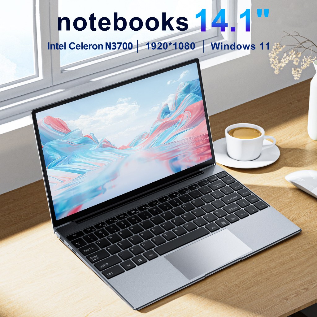 แล็ปท็อป HD 14.1 นิ้ว Dual-core N3700 Intel 16GB RAM 1TB SSD Windows11 ...